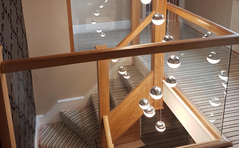 Fully Refurbished Staircase with a Unique Built-in Wine Cellar ...